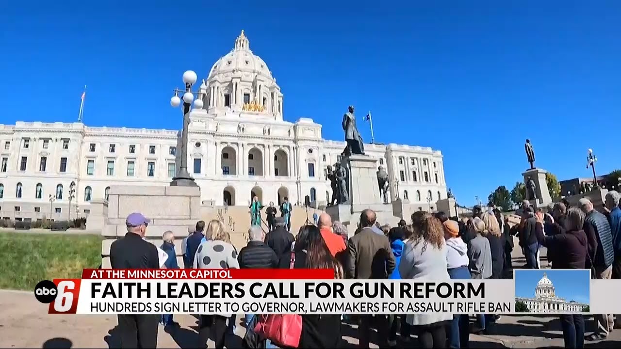 Faith leaders call for gun reform at Minnesota Capitol - YouTube