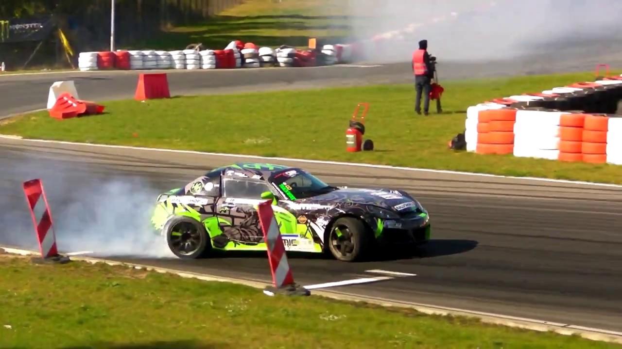 Drift Opel GT 2JZ 3.0 900HP 1050NM Paweł "Troll" Trela Finał DMP 2018 ...