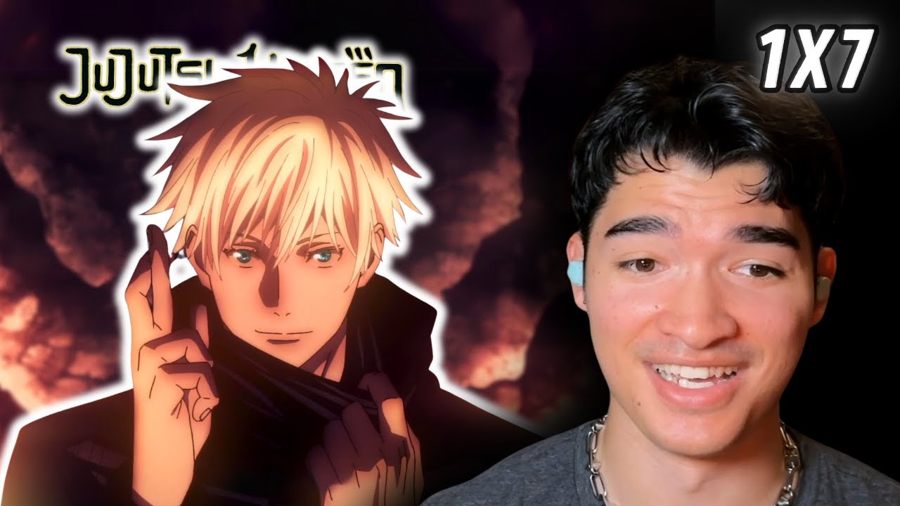 GOJO FACE REVEAL!! | Jujutsu Kaisen Season 1 Episode 7 Reaction - YouTube