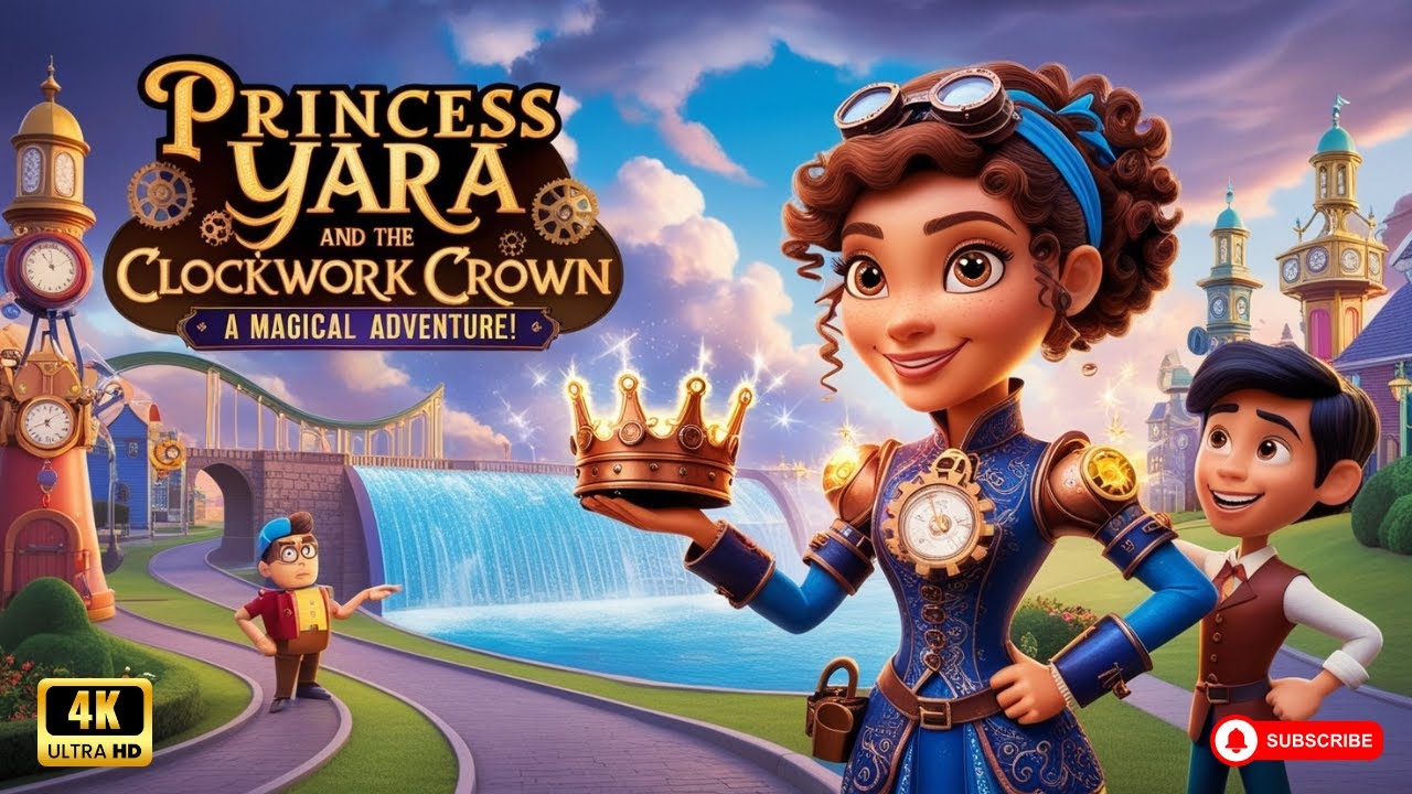 Princess Bedtime Story in English | Princess Yara and the Clockwork ...