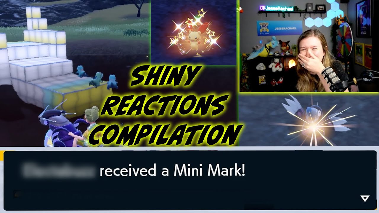 SHINY REACTIONS COMPILATION SCARLET AND VIOLET! - YouTube