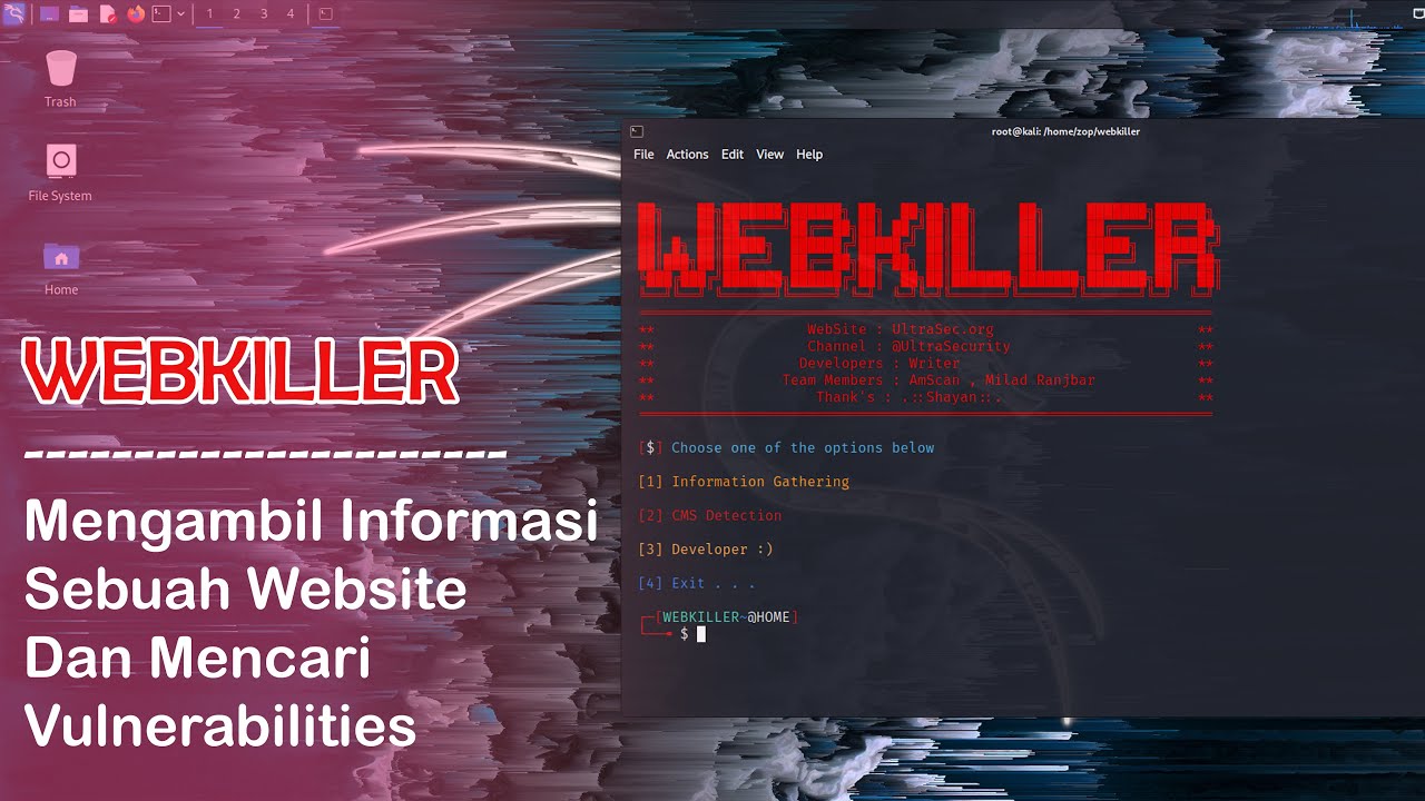 Mencari/Mengumpulkan Identitas Sebuah Website & Vulnerabilities, Webkiller | Tutorial #10 - YouTube