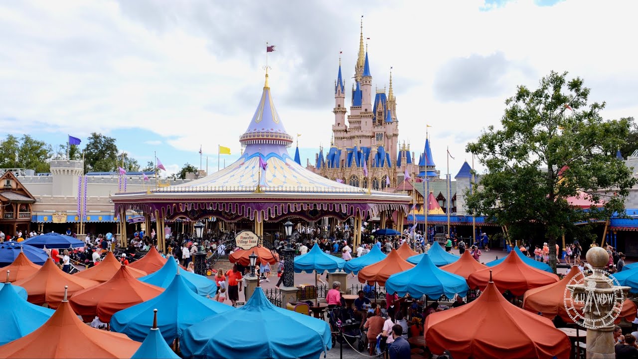 Magic Kingdom Fantasyland 2023 Long Walkthrough in 4K | Walt Disney ...