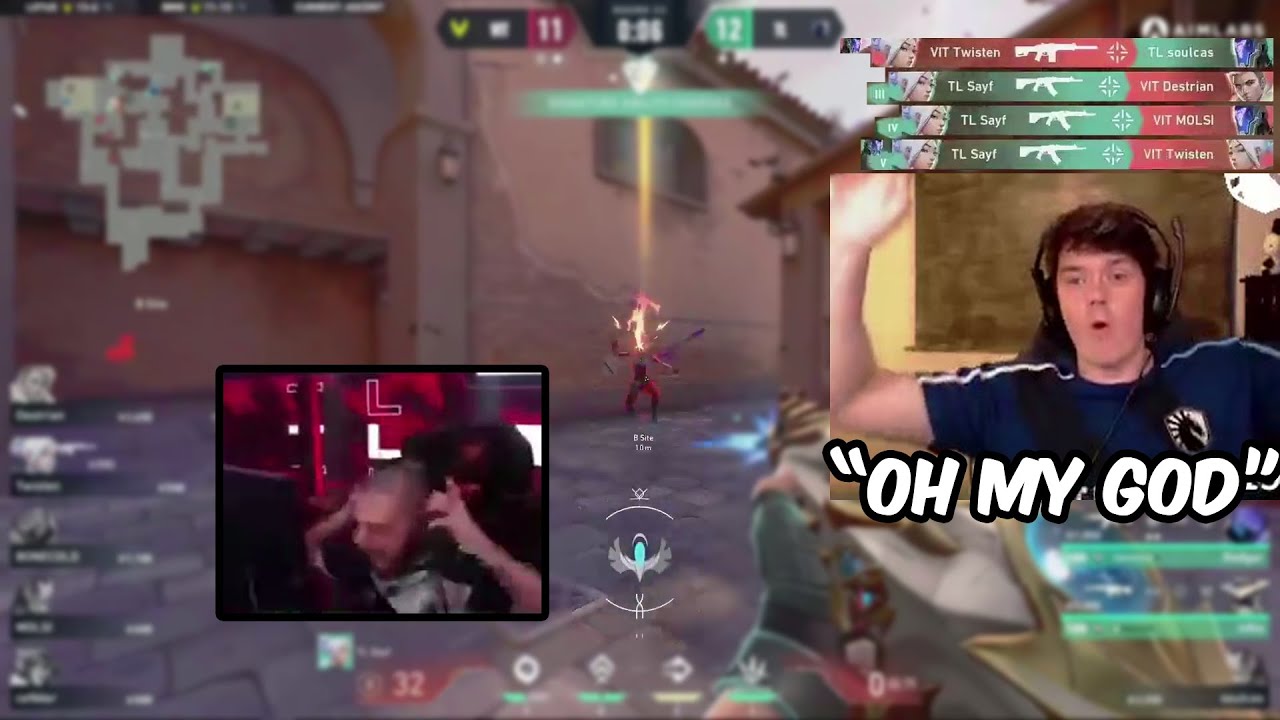 TL Sayf Hits The MOST SATISFYING ACE You Will Ever See In VCT EMEA ...