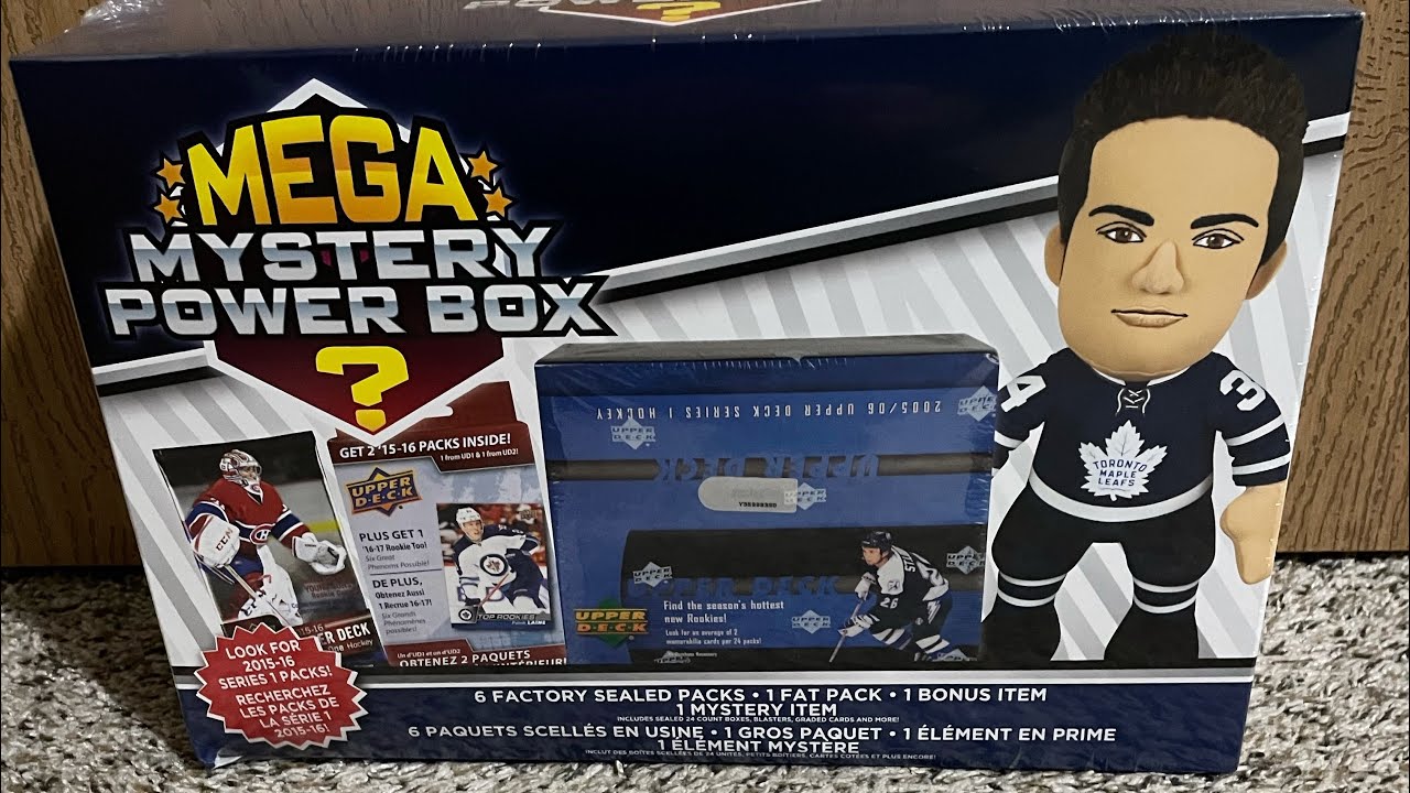 MEGA mystery power box (NHL) - YouTube