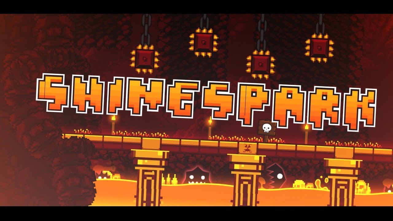 [ Daily level no. 12 ] Shinespark by NukeForceX | Geometry dash 2.2 ...