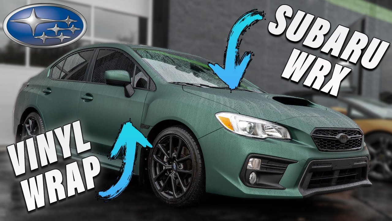 Subaru WRX Vinyl Wrap - YouTube