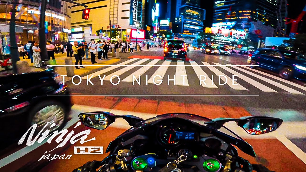 Tokyo Night ride by Ninja H2 Episode 13/東京 Kawasaki Ninja H2【4K】 - YouTube