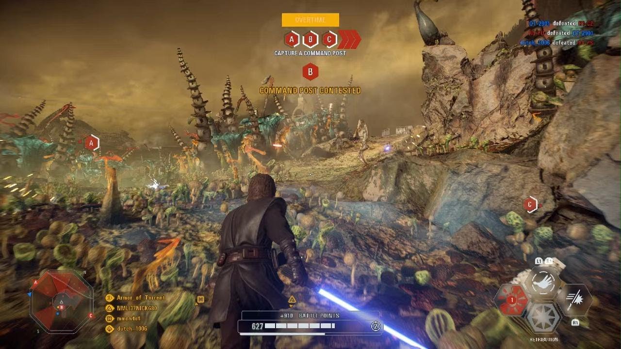 STAR WARS Battlefront II: Anakin Skywalker Co-op gameplay - YouTube