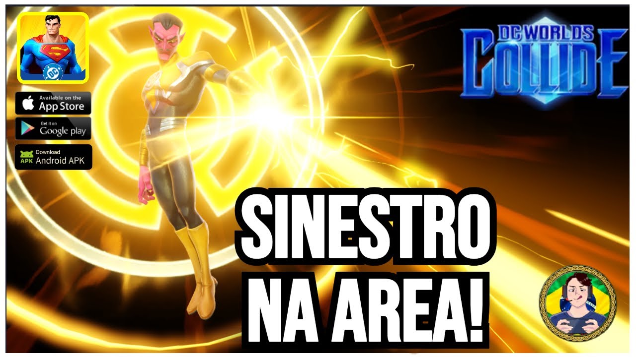 DC WORLDS COLLIDE || BANNER EXCLUSIVO DO SINESTRO - YouTube