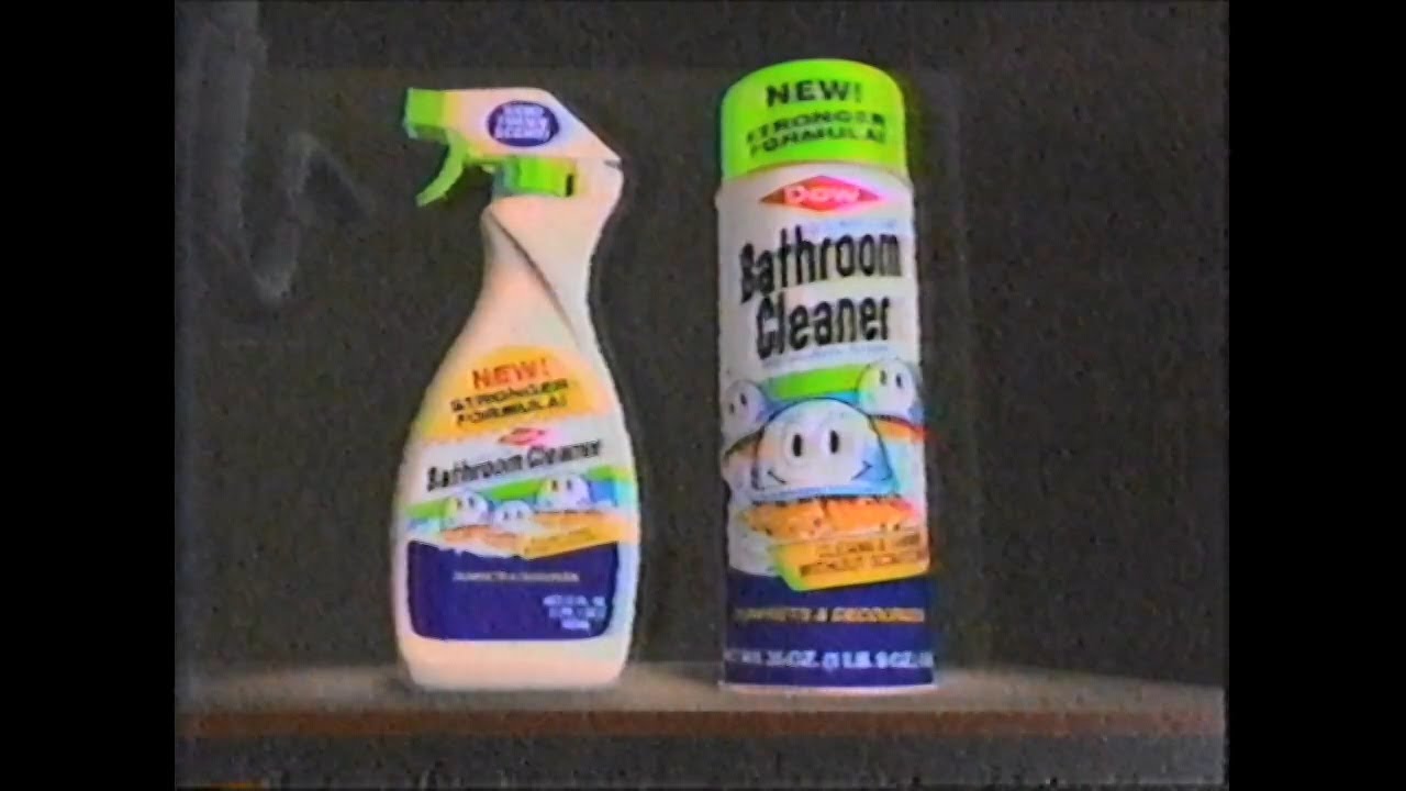 Dow Bathroom Cleaner ad shown in 1989 - YouTube