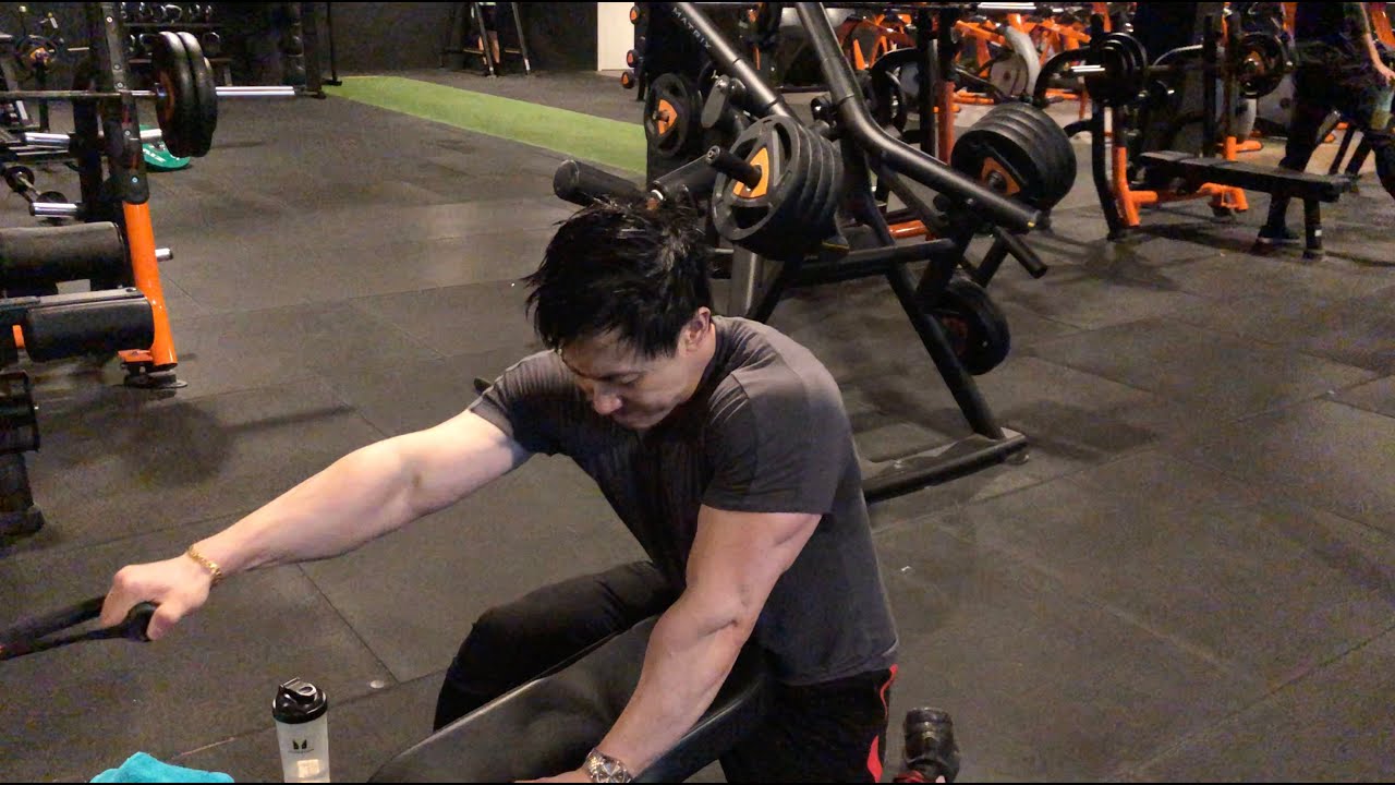 59kg Unilateral Cable Row - YouTube