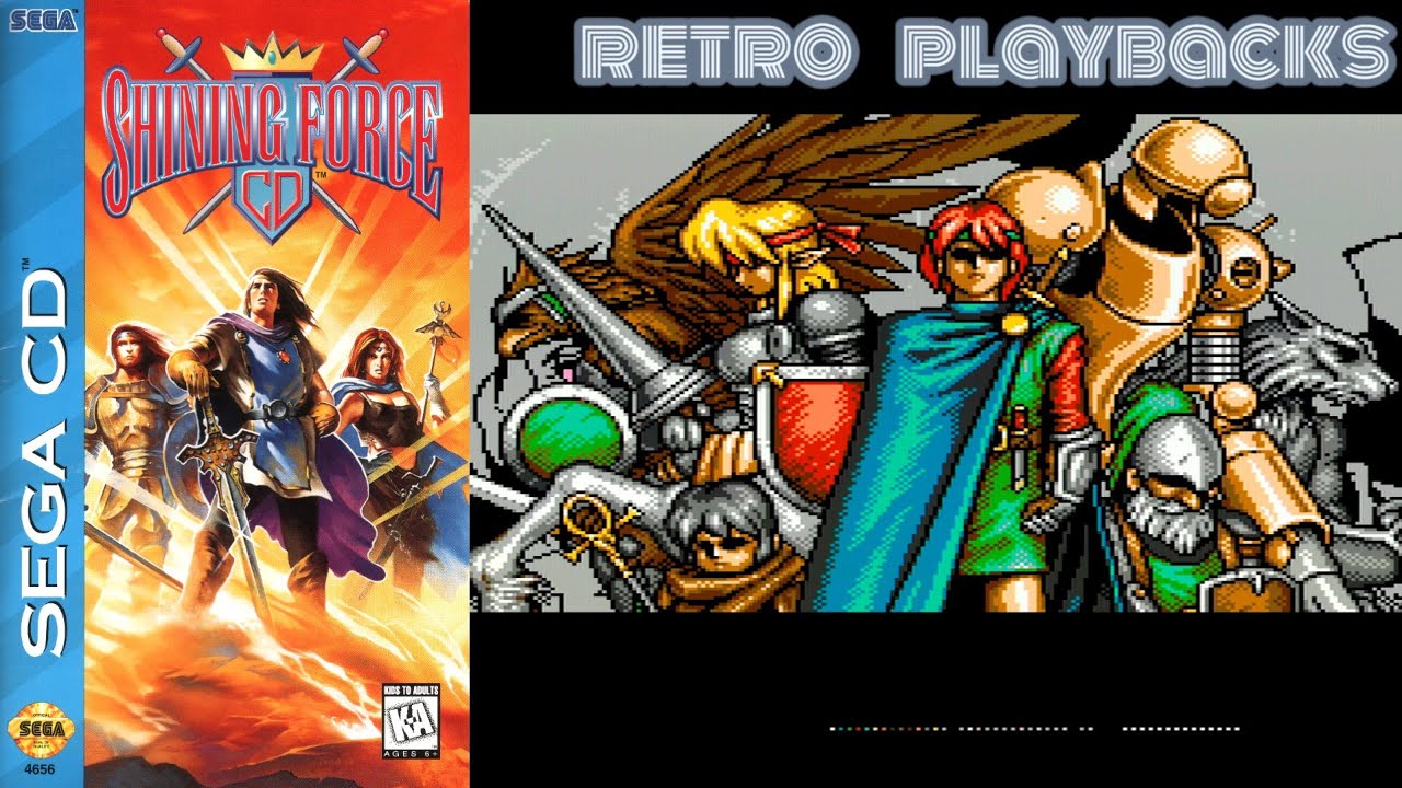 Shining Force CD / Sega CD/ Sega Mega CD/ RGB/ RetroTink 5x Pro - YouTube