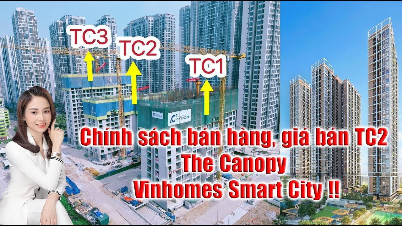 Chính sách, giá bán tòa TC2 The Canopy Vinhomes Smart City Phương ...
