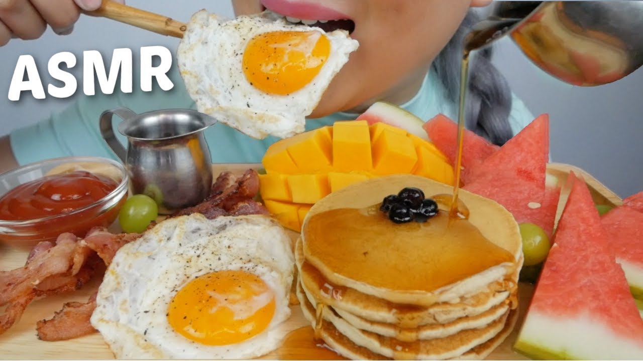 Homemade Breakfast *Pancakes, Bacon & Eggs with Delicious Assorted ...