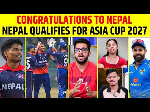 CONGRATULATIONS TO NEPAL! NEPAL QUALIFIES FOR ASIA CUP 2027 #nepalcricket #rohitpaudel #asiacup