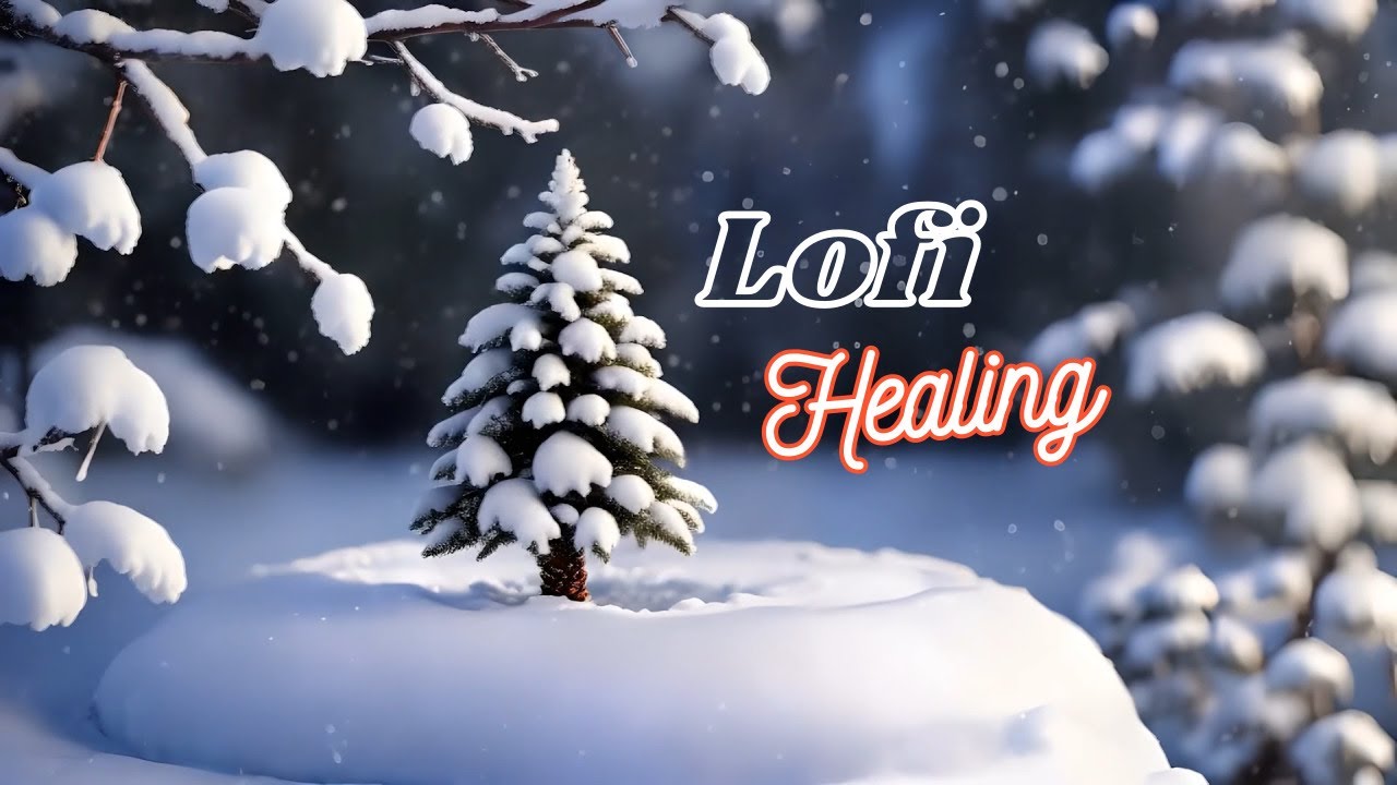 Snowy winter feel Lofi calm healing music - YouTube