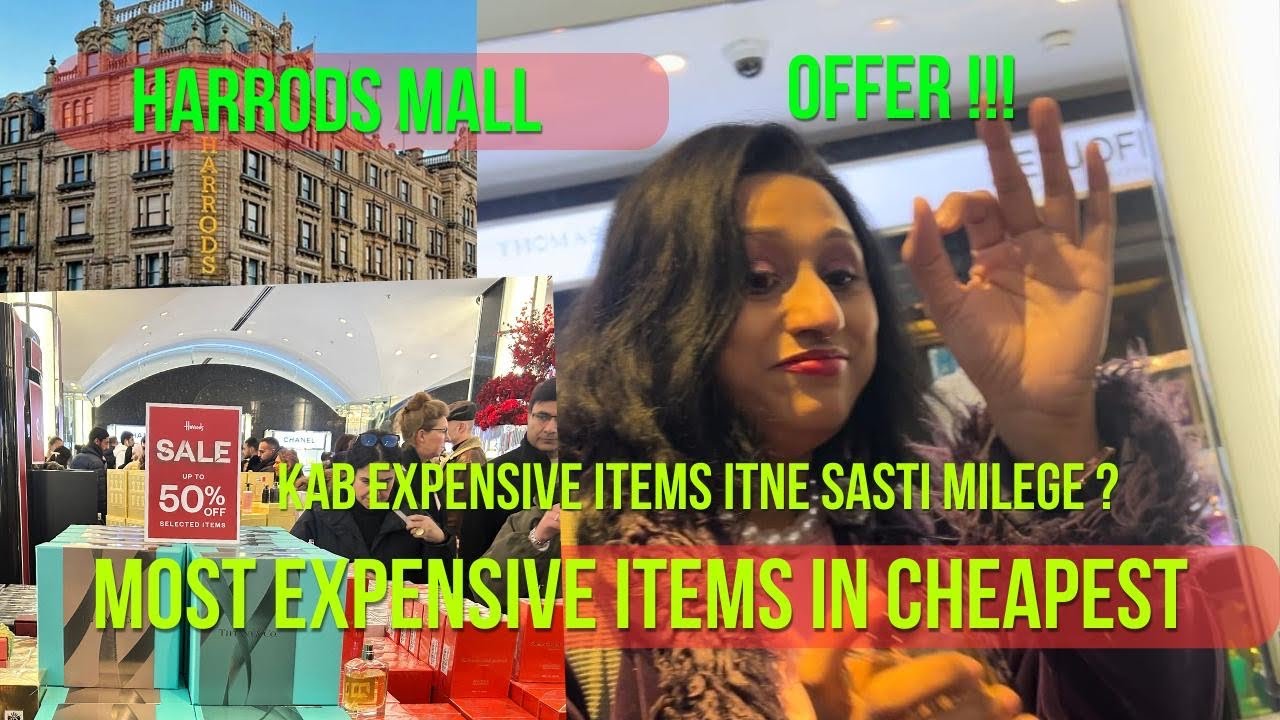 We Bought The Most Expensive Items At Harrods - YouTube