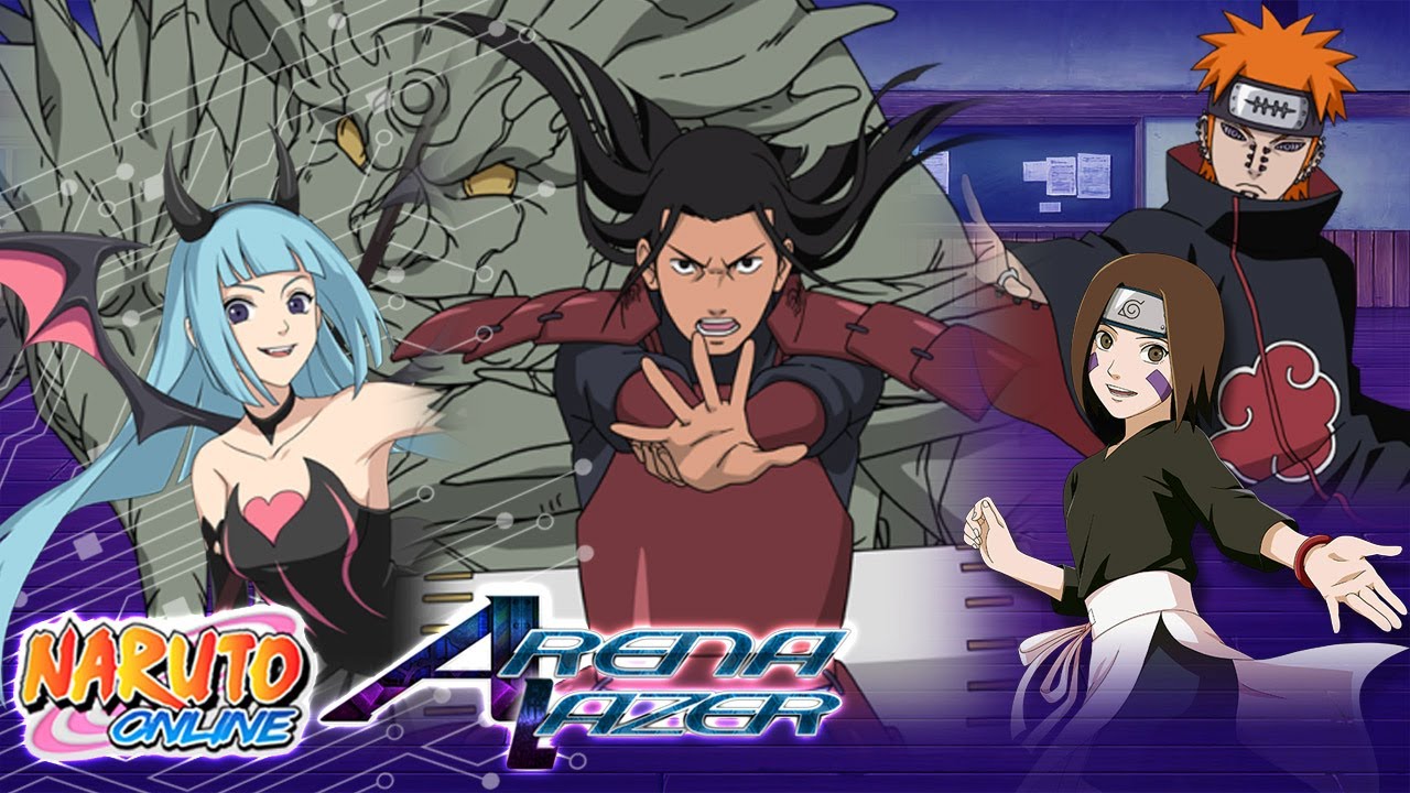 Naruto Online - Arena Lazer! Hashirama Senju [Vale do Fim], Pain + Rin ...