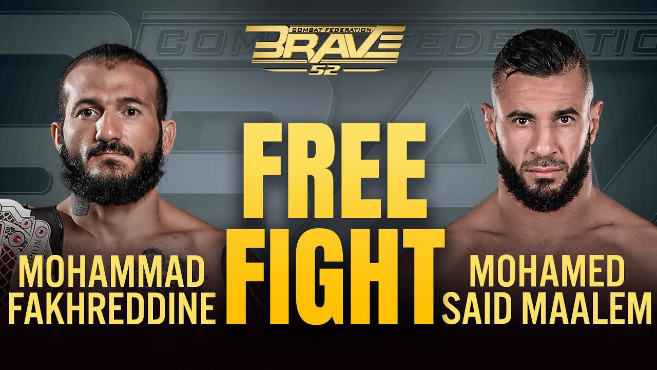 Mohammad Fakhreddine vs Mohamed Said Maalem 1 | BRAVE CF 52 - YouTube