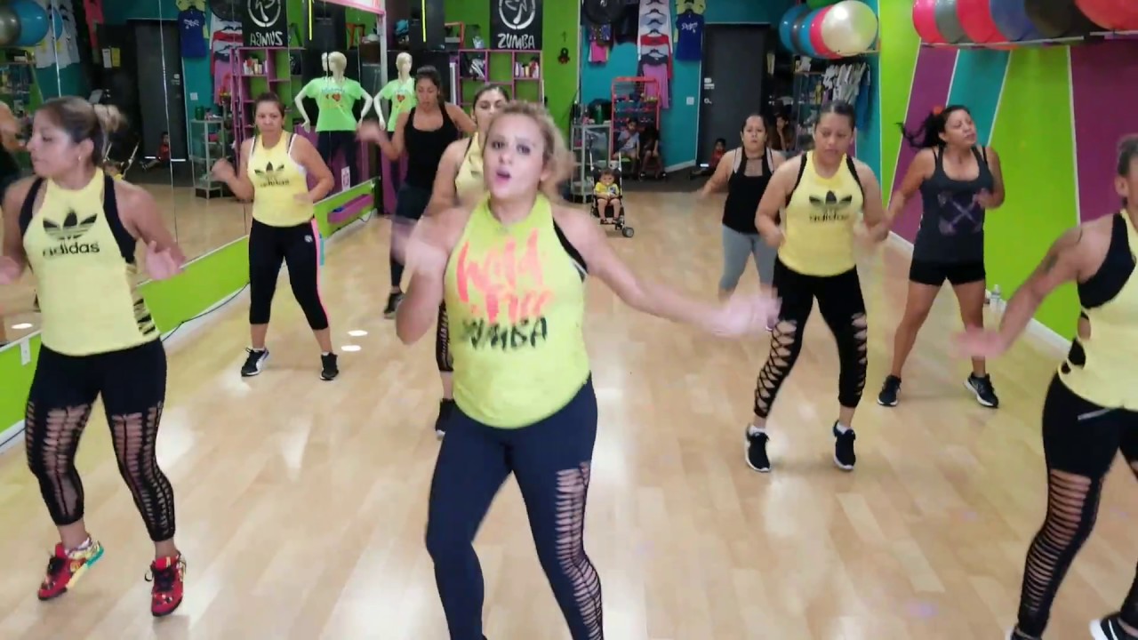 Zumba Black & Yellow Rompelo #GK5X - YouTube