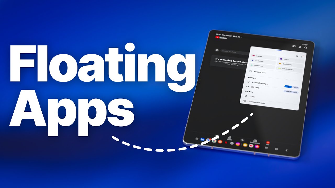 How to Use Floating Apps (Pop-Up Windows) on Android Tablets - YouTube