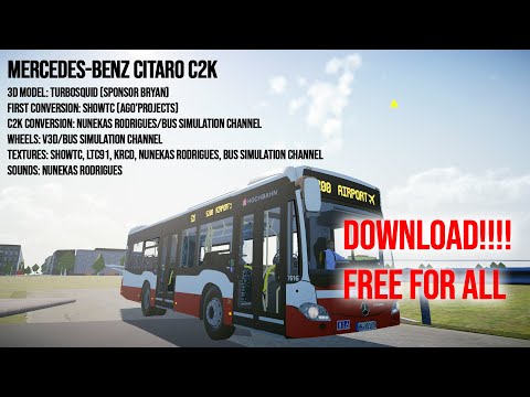 PUBLIC RELEASE: MERCEDES-BENZ CITARO C2K FOR PROTON BUS SIMULATOR