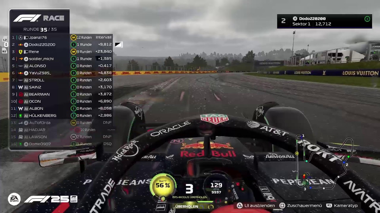 F1 25 Spaßliga Rennen 14 Ungarn - YouTube