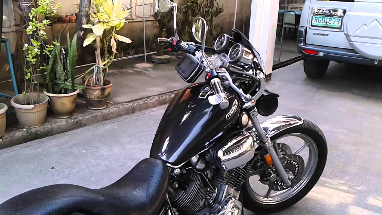 yamaha virago xv750 custom - YouTube