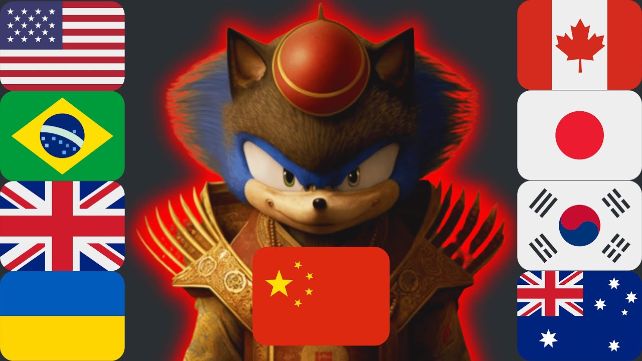 SONIC IN DIFFERENT COUNTRIES - YouTube