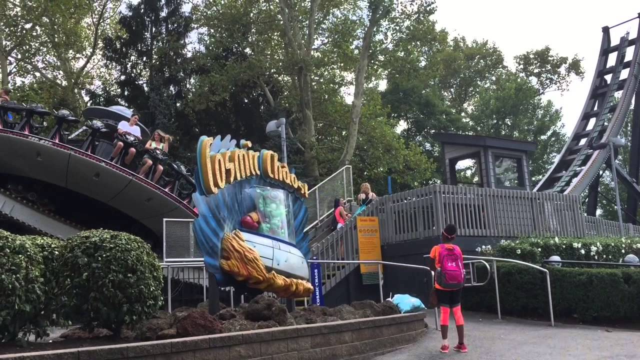 Kennywood Cosmic Chaos Ride - YouTube