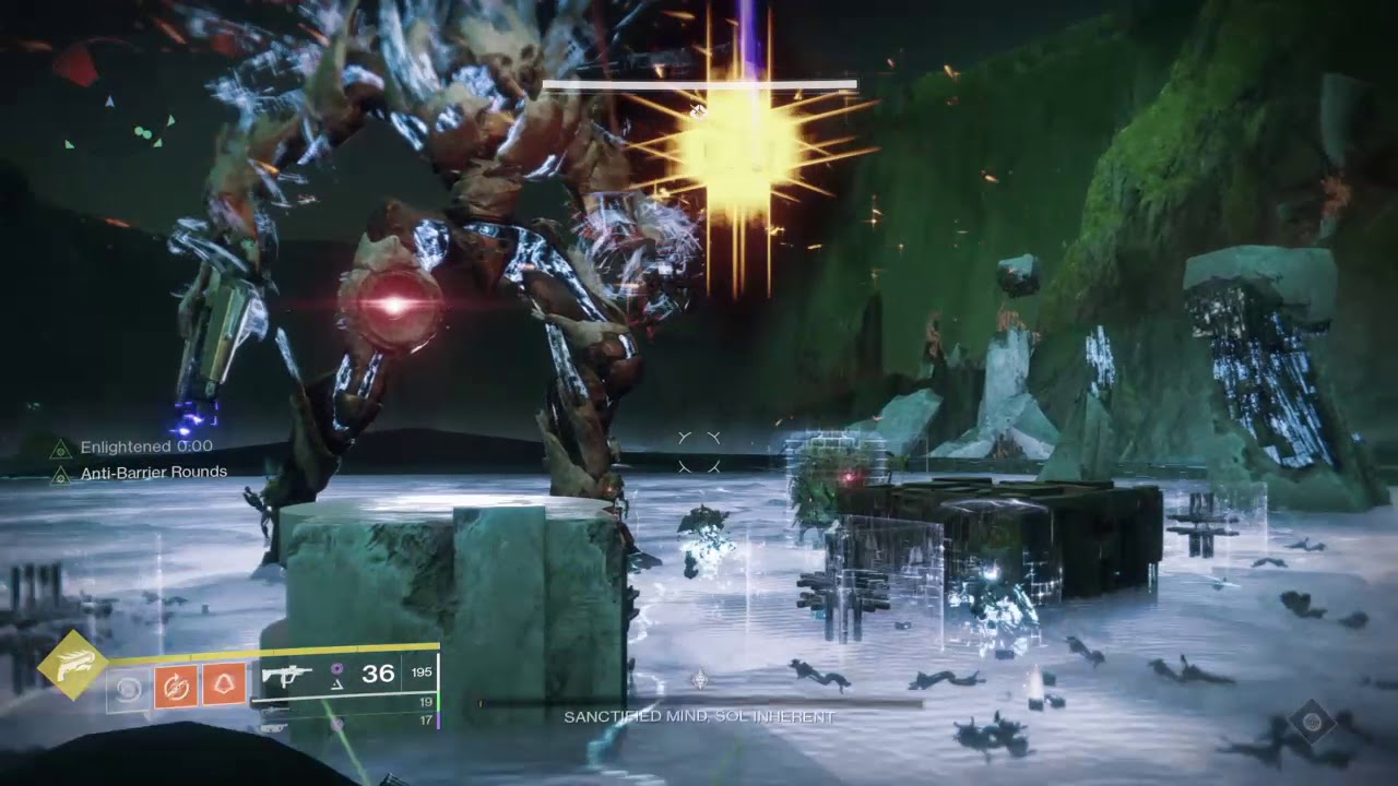 Destiny 2 GoS boss tight finish - YouTube