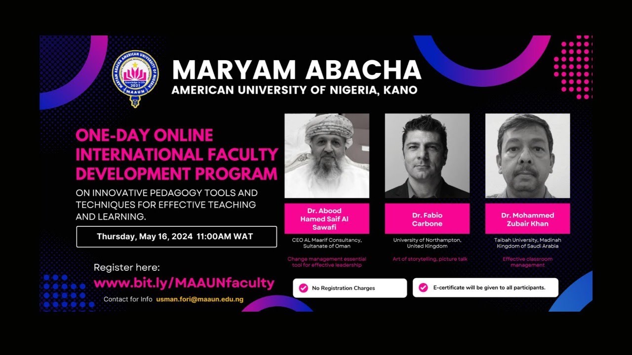 International Faculty Development program On Innovative Pedagogy - YouTube