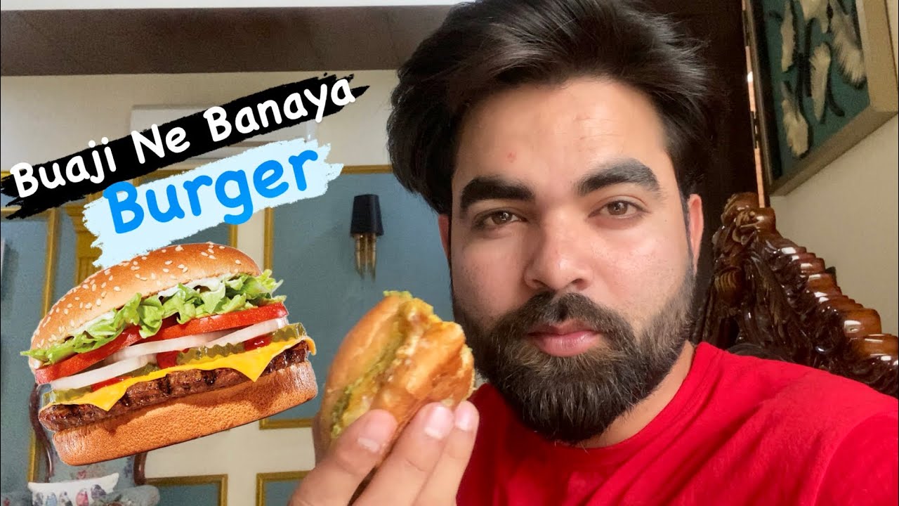 Bhammu Ne Banaya Burger 🍔 || #yummy #food #golugolmaal #bhammukiduniya ...