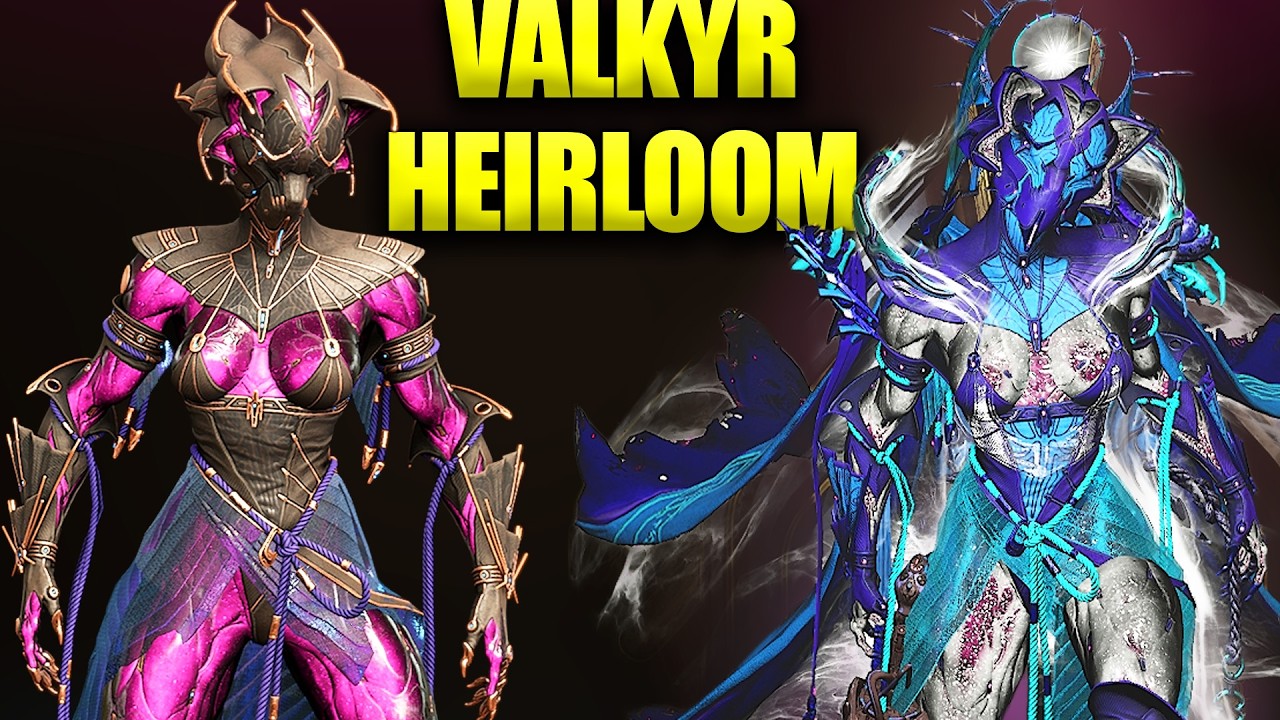 Valkyr Heirloom Is Here! Best Skins In Warframe! - YouTube