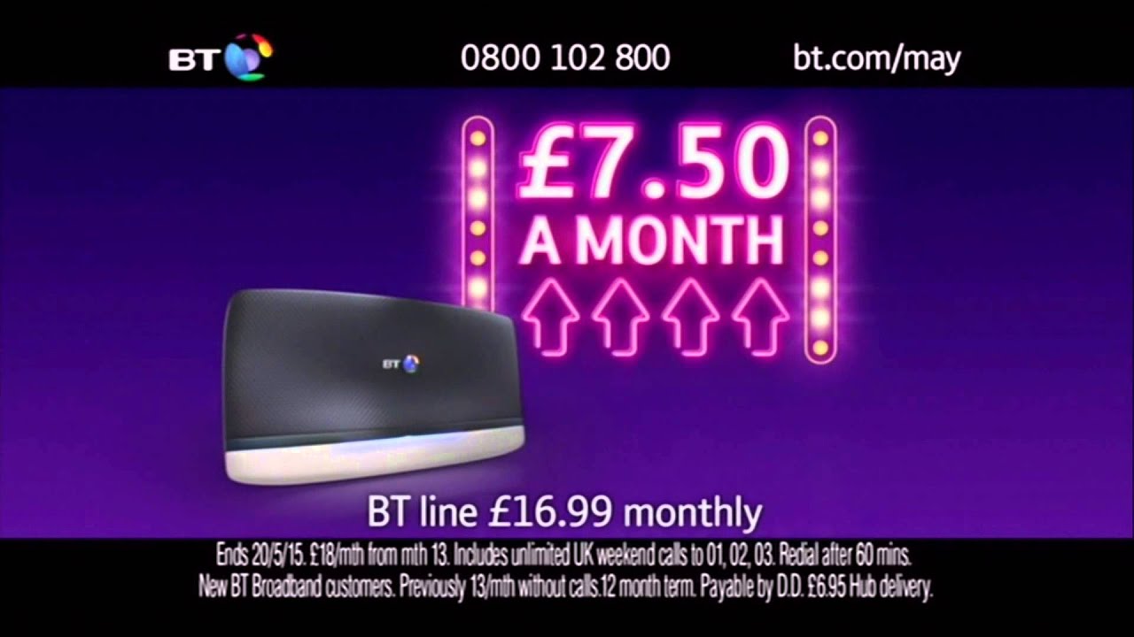 BT 7 Day May Extravaganza Ch4 May 2015 - YouTube