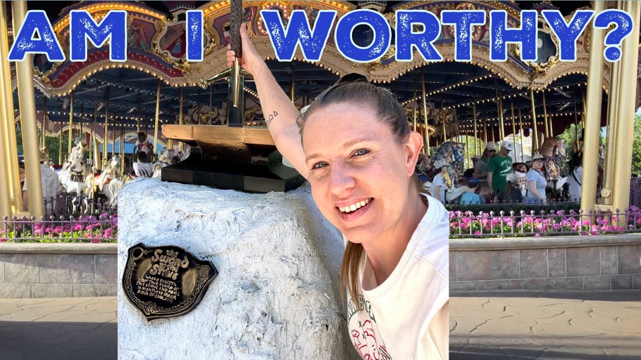 How I Trained at HOME to Pull the Sword from the Stone at Disney World ...