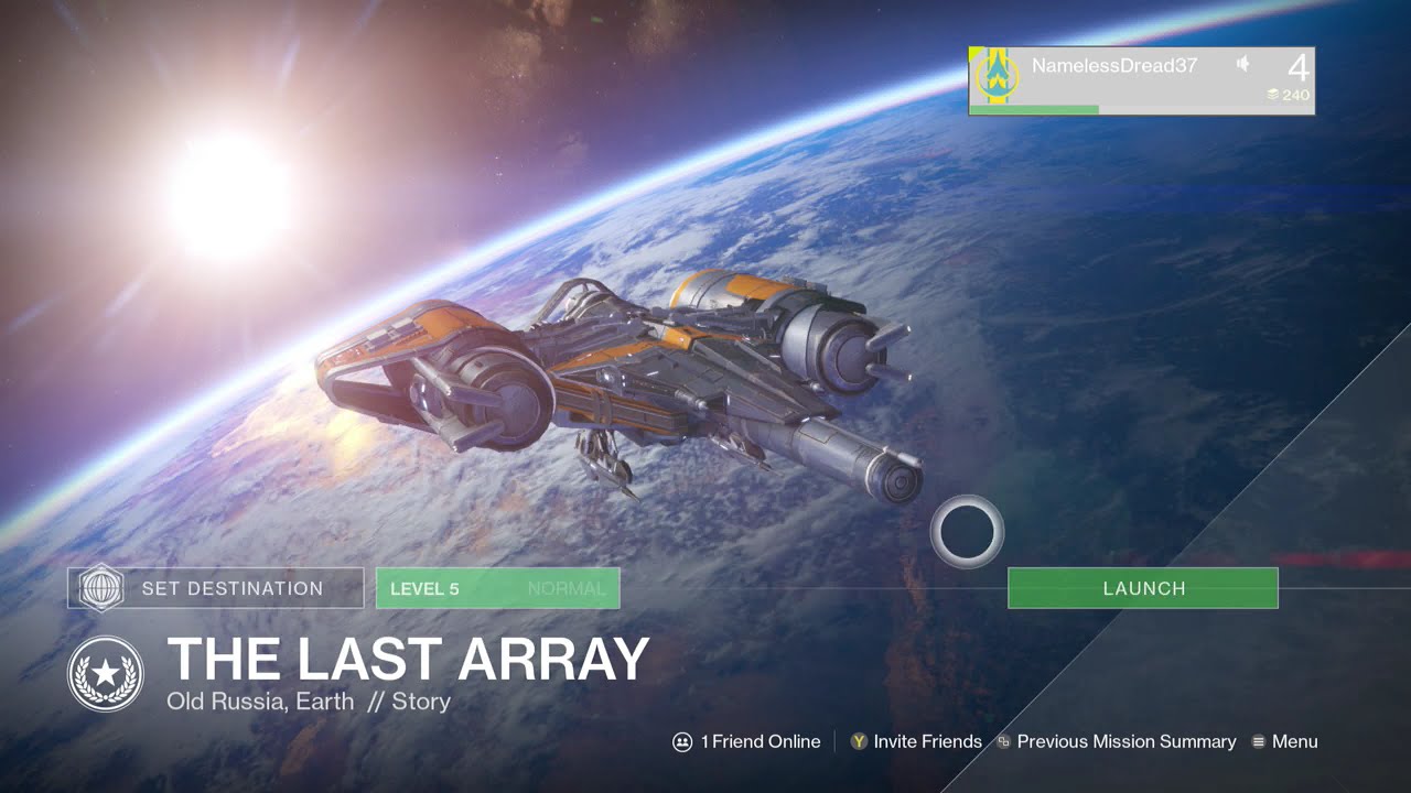 Destiny - Gameplay (Part 5) - Earth - 5th Mission (The Last Array ...