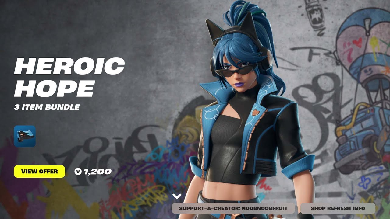 *NEW* Fortnite Heroic Hope Bundle | Item Shop Review - YouTube