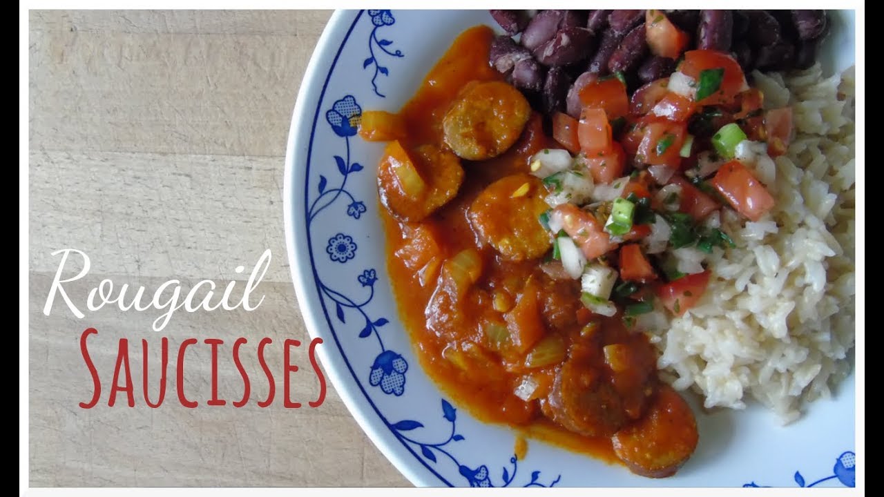 Rougail saucisses - YouTube