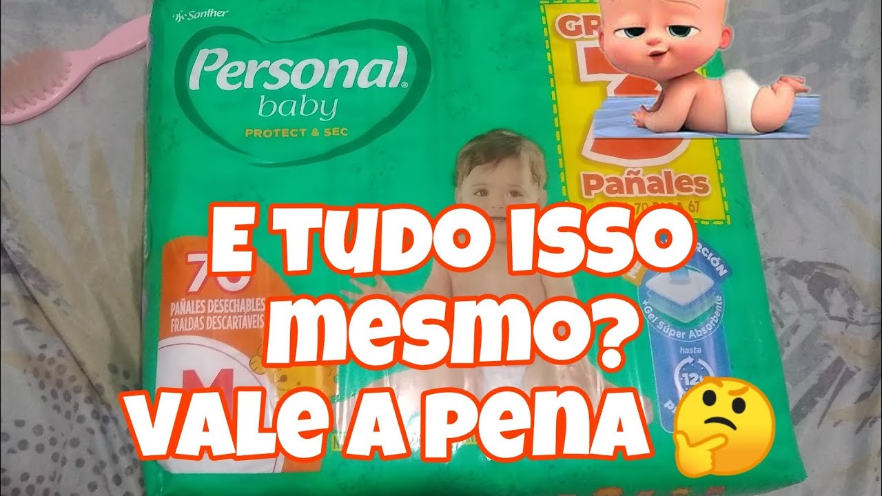 fralda personal baby/protect e sec vale a pena comprar?🤔#fraldas # # ...