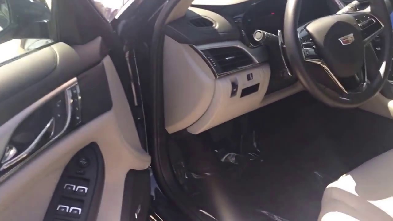 2017 Cadillac CTS with the light platinum interior - YouTube