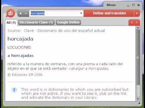 Definición de horcajada - YouTube