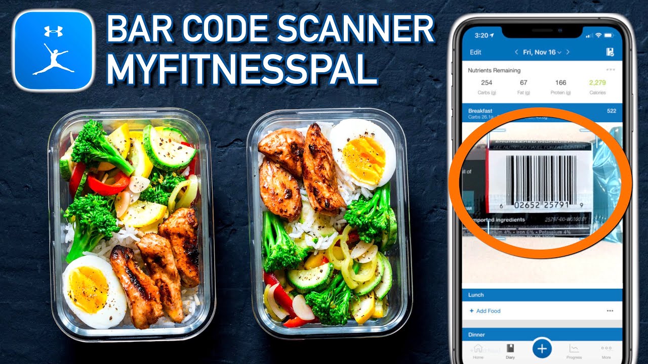 How to Put In Food with Barcode Scanner - YouTube