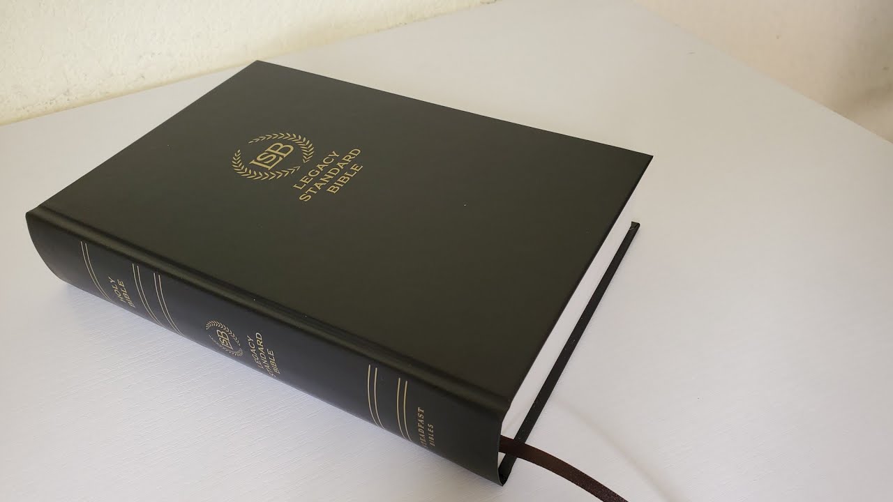 LSB Legacy Standard Bible Large Print Wide Margin quick look - YouTube