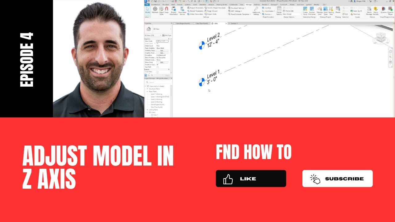 Relocate Model in Z Axis - YouTube