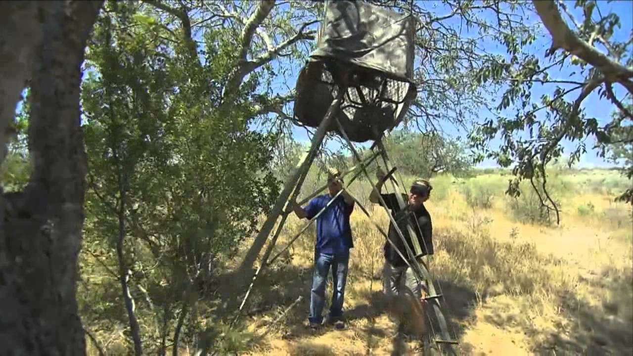 How To Set Up A Tripod For Hunting - YouTube