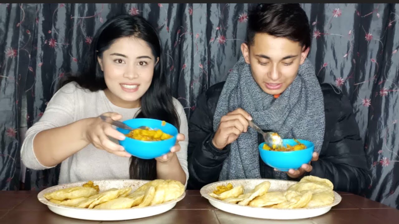 Puri Tarkari Challenge ** Homemade By My Mom** - YouTube