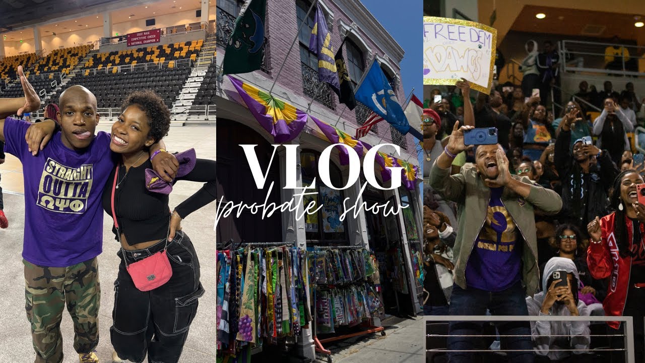 Come with me to my brothers probate show 💜🐶💛 in New Orleans - YouTube