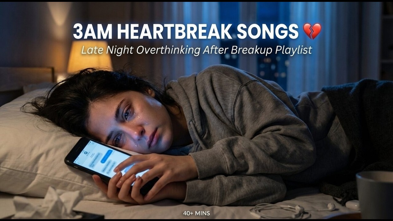 3AM Heartbreak Songs 💔 Late Night Overthinking After Breakup Playlist ...